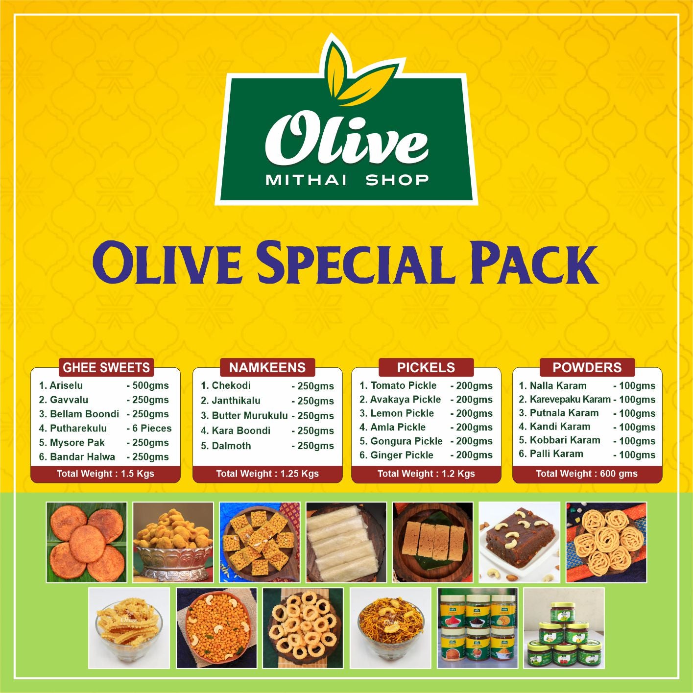 OLIVE SPECIAL PACKS – Olive Mithai Shop