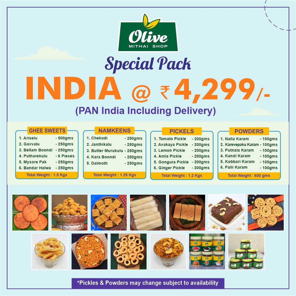 Olive Special Pack for Pan India – Olive Mithai Shop